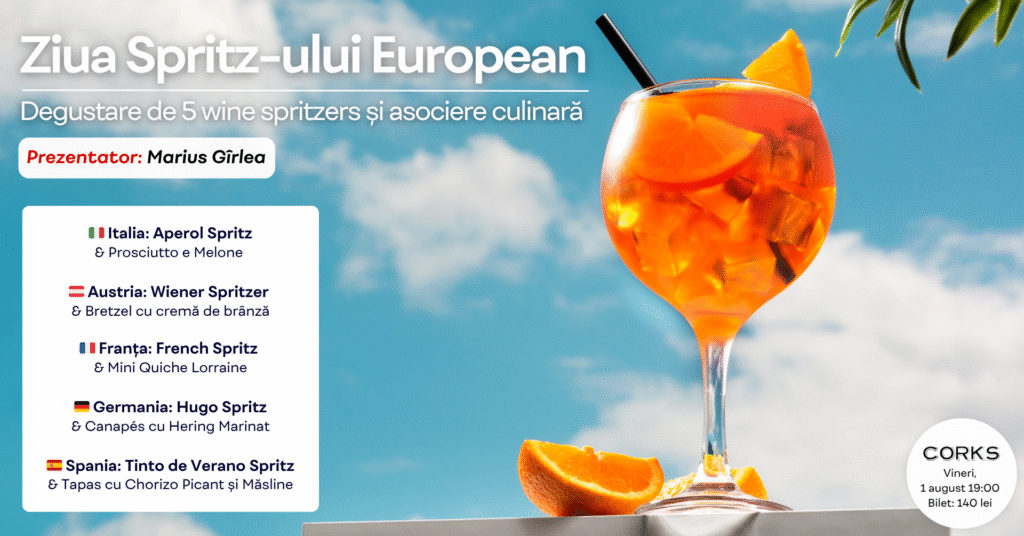Ziua Spritz-ului European | Seară de spritz & food pairing cu Marius ...