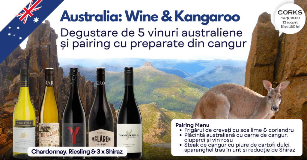 Australia: Wine & Kangaroo Pairing Evening - Corks
