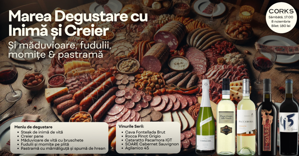 🎯 Marea Degustare cu Inimă și Creier - Corks