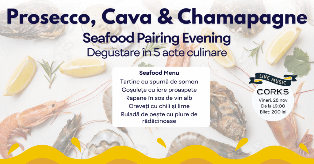 Prosecco, Cava, Champagne & Seafood Evening - Corks