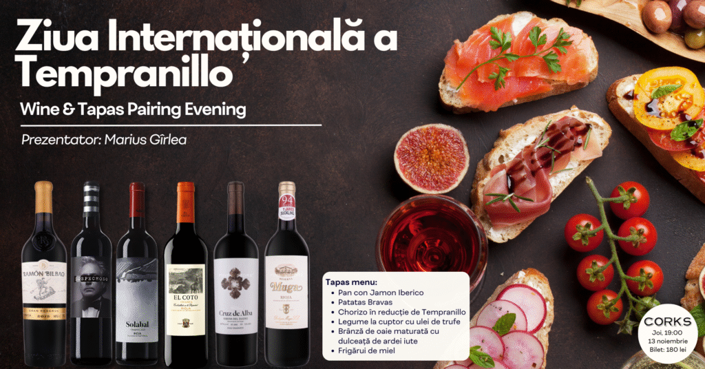 Ziua Internațională a Tempranillo cu Marius Gîrlea | Tapas ...