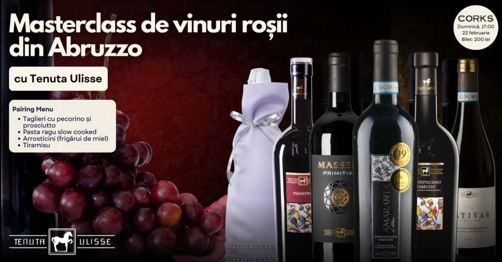Masterclass de vinuri roșii din Abruzzo cu Tenuta Ulisse | Wine & Food ...
